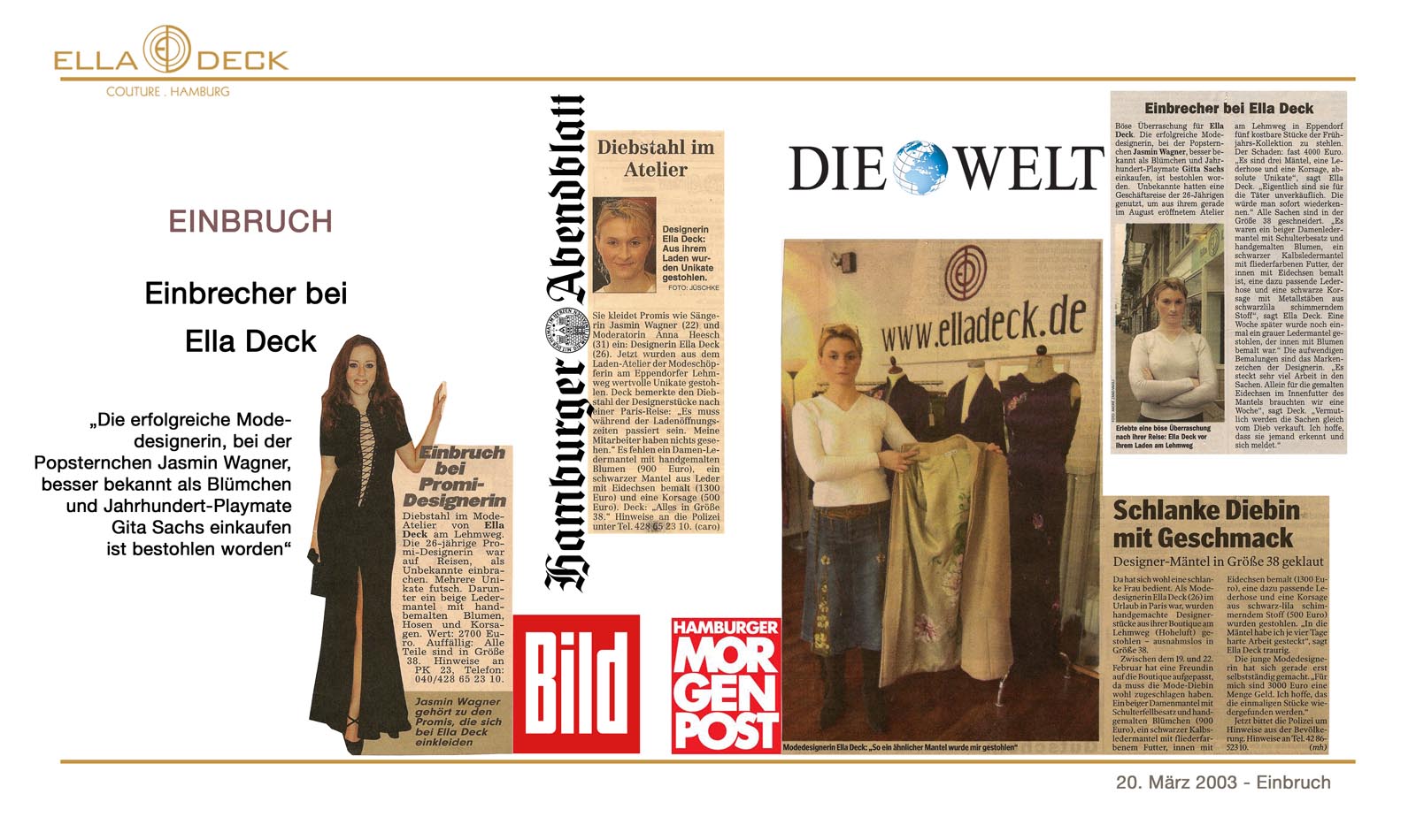 Ella Deck - Ihr Leben, Ihre Arbeit in Hamburg